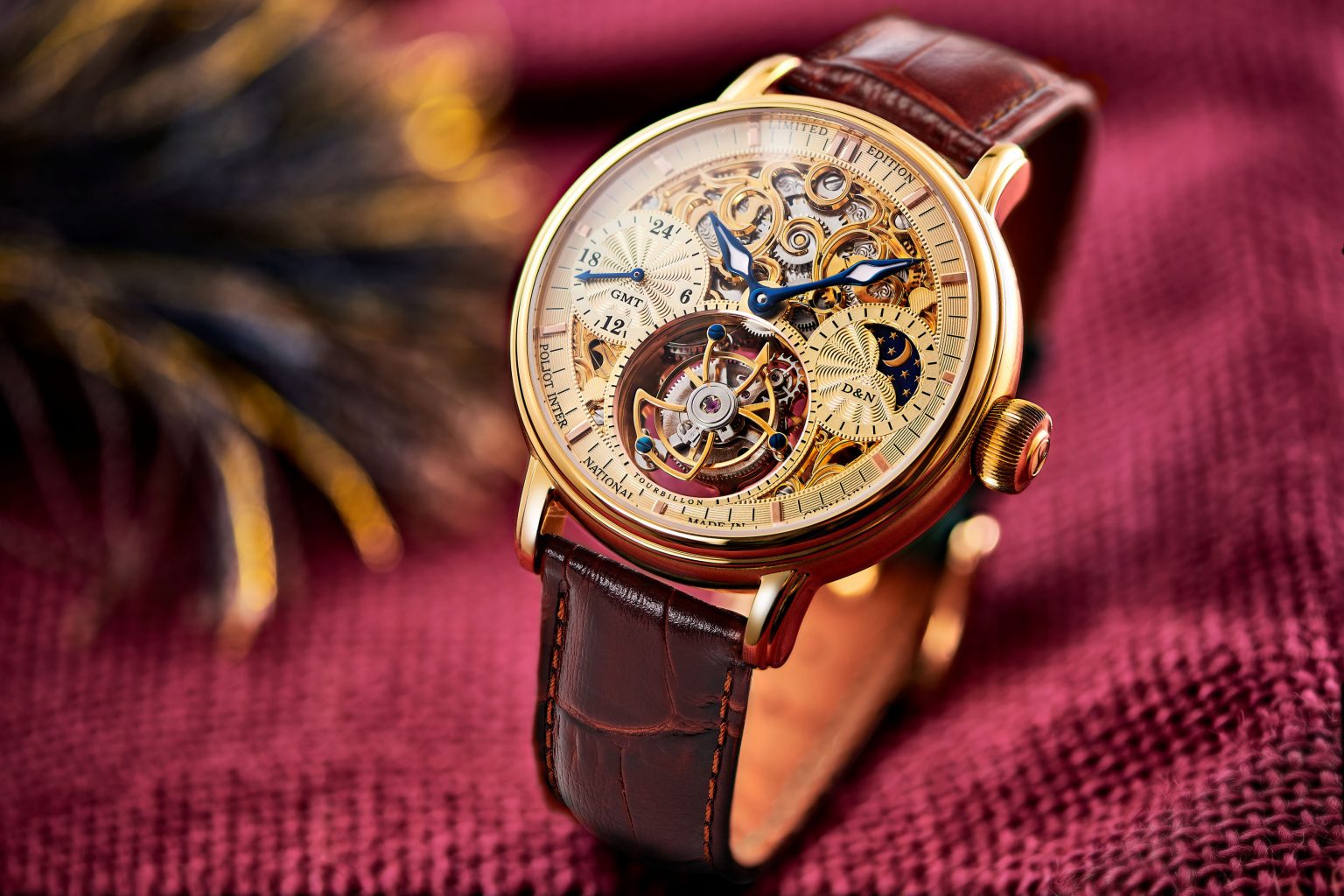 Tourbillon Uhr – Skelettiertes Luxusmodell